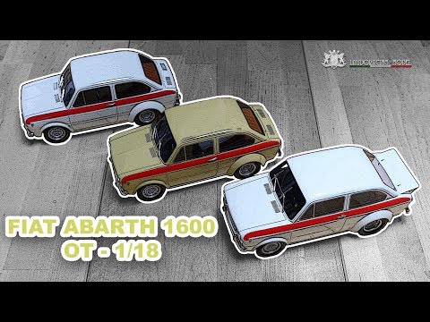 FIAT ABARTH 1600 OT 1/18 UNBOXING #4 - LAUDORACING-MODELS