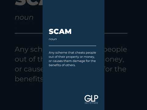 Legal Terms: Scam