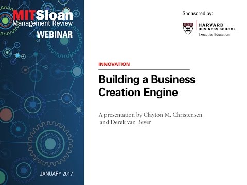 Building a Business Creation Engine