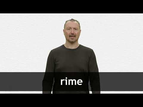 English Translation of “RIME” | Collins French-English Dictionary