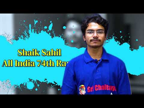 Shaik Sahil All India 74th Rank || JEE Mains 2023 || Infinity Learn JEE