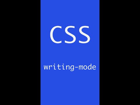 #39 writing-mode | CSS | Frontend | Take it easy #shorts