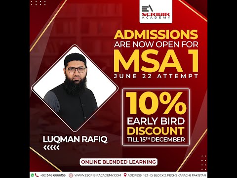 Escribir Academy | ICAP MSA1 - Financial Reporting & Assurance - Professional Competence
