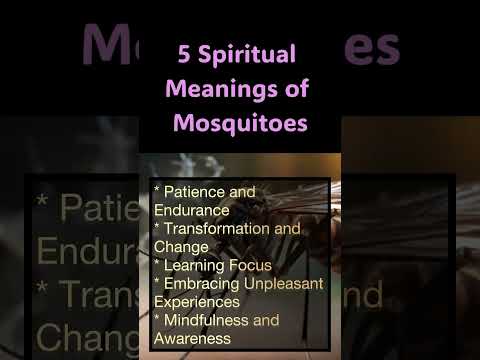 Spiritual meaning of mosquitos 🦟