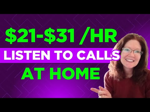 THEY'LL TRAIN YOU ! Make Money Monitoring Customer Service Calls From Home