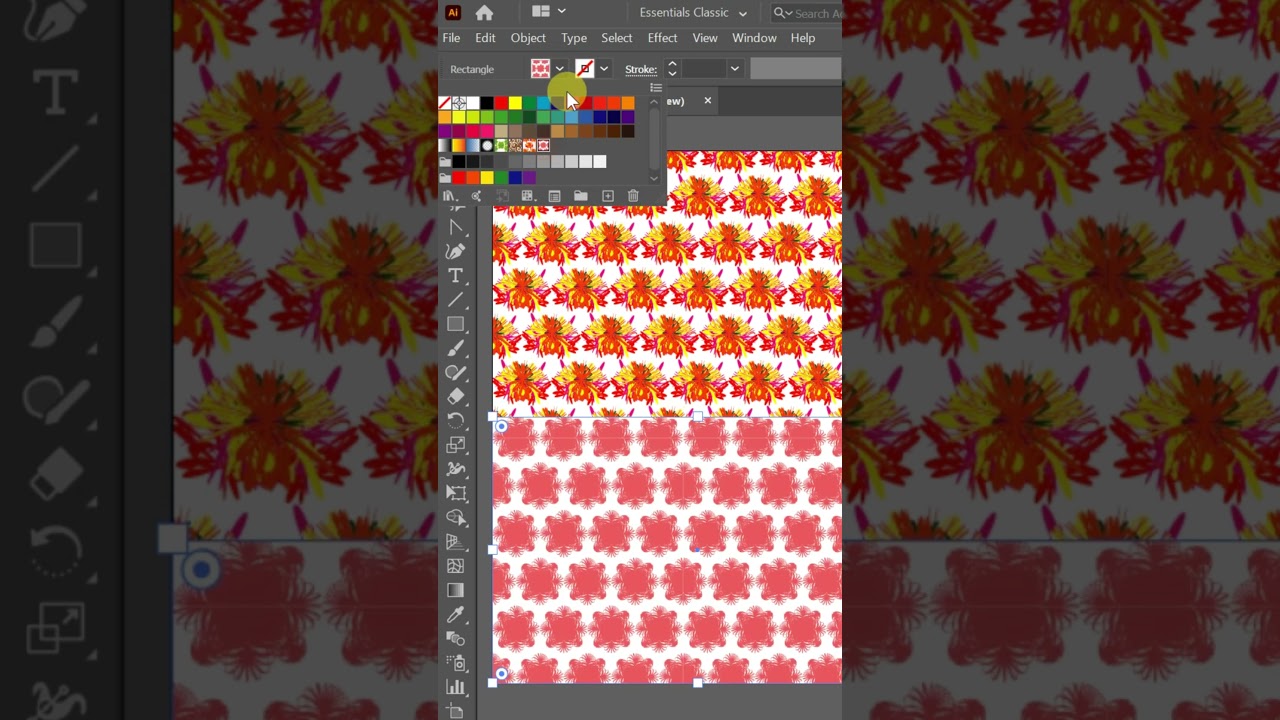 Colorful Floral Vector Art Showcase in Illustrator 🌸✨