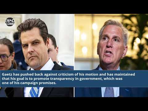 Matt Gaetz Motion To Vacate