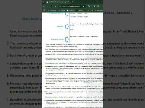 How EasyLanguage Code is Processed