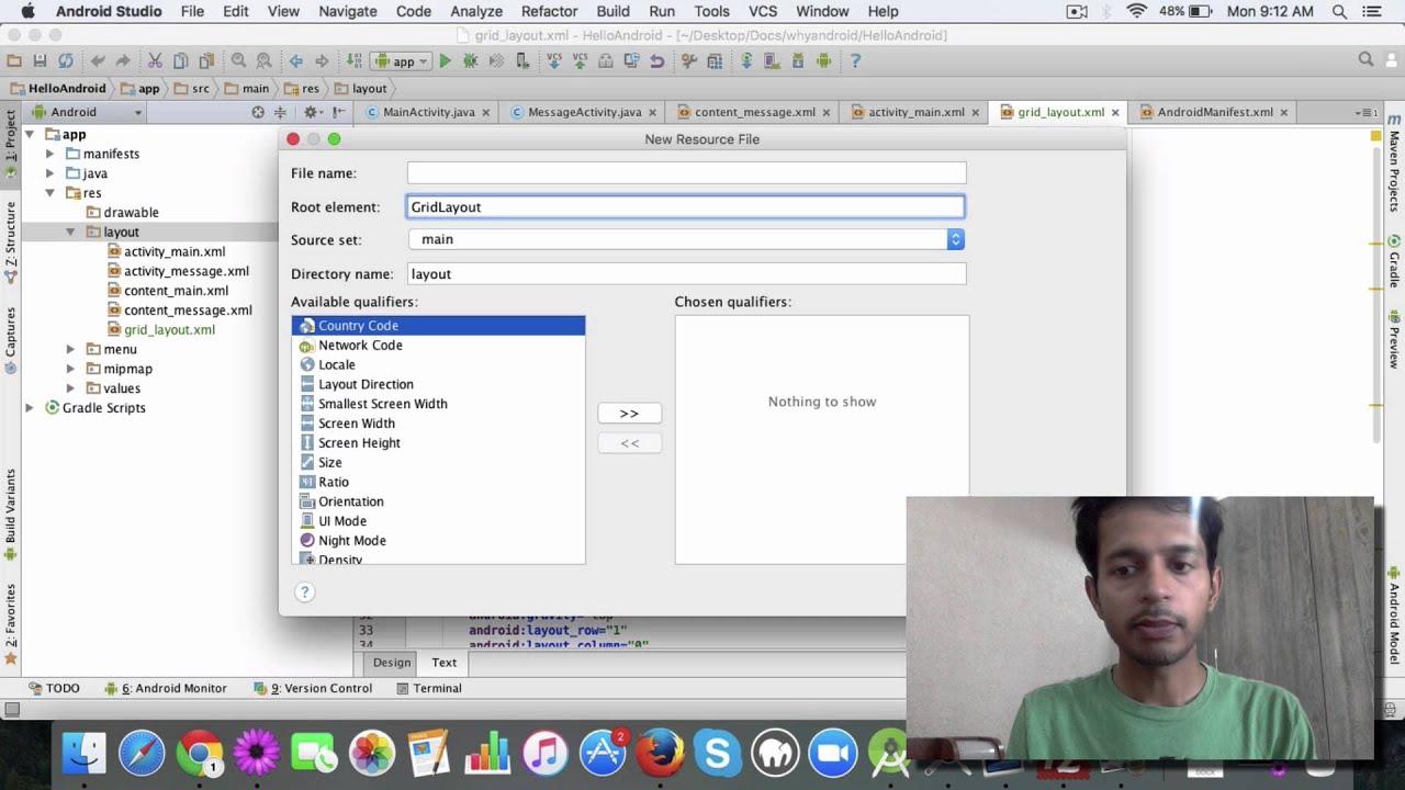 Android Basics - Learn about Grid Layout