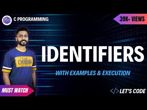 Identifiers in C programming👩💻🧑💻 with example & execution