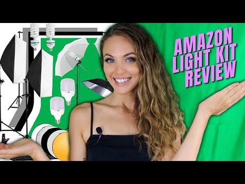 AMAZON STUDIO LIGHT KIT UNBOXING + REVIEW