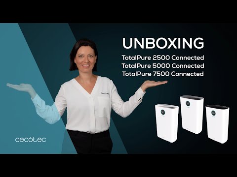 Purificador de aire TotalPure Connected 2500/ 5000 / 7500 Unboxing