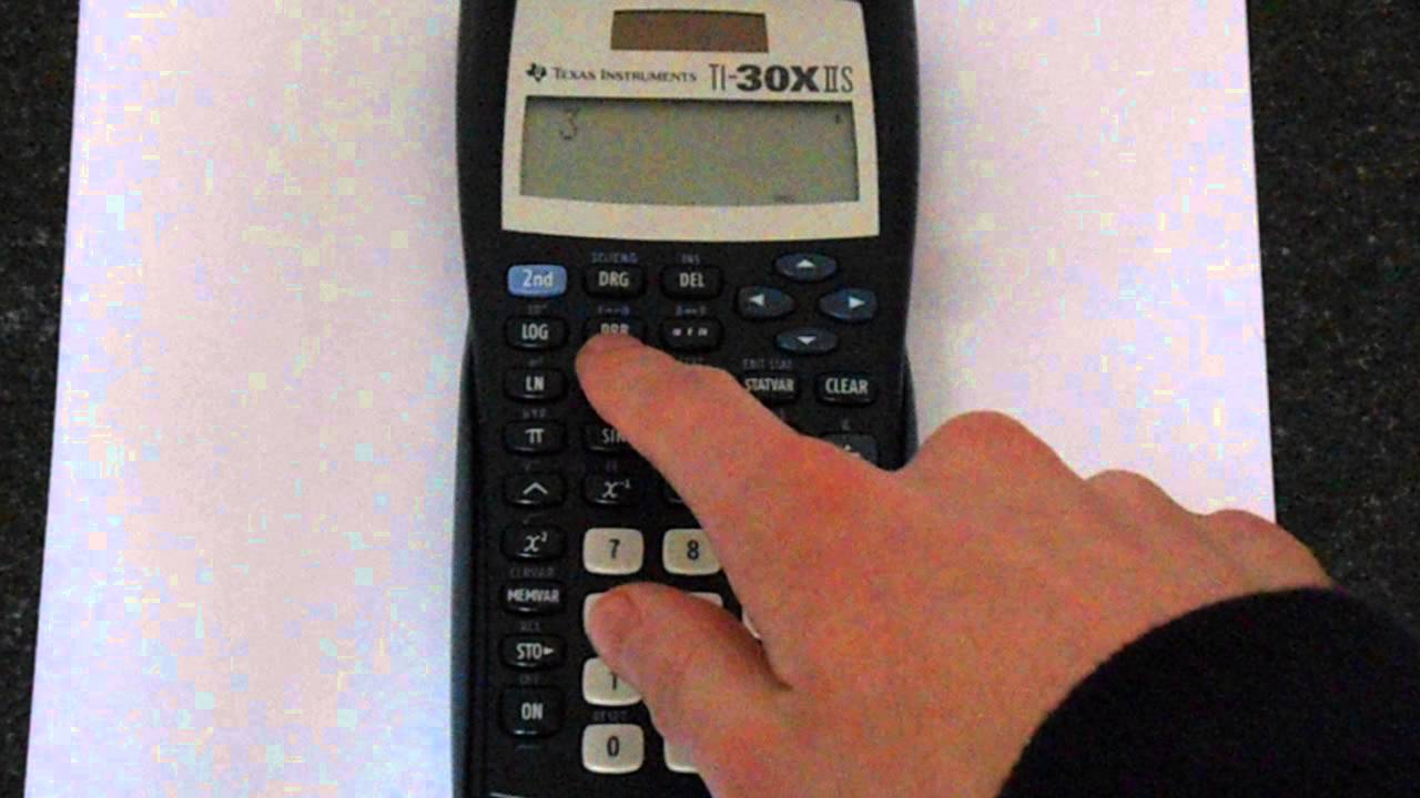 TI-30X IIS: Factorials