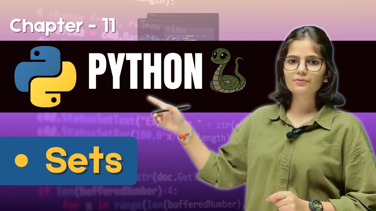 Python Class-11 | Sets in Python | Python with Prishu