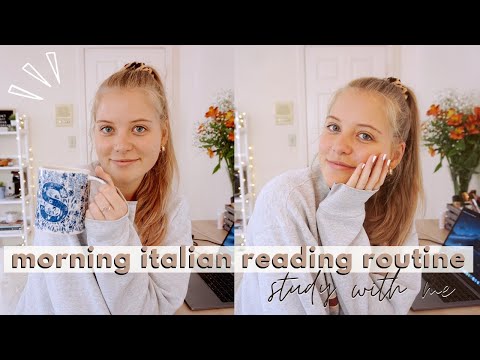 How I Learn Italian by Reading ???????? | Morning Language Learning Routine