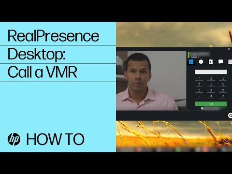 RealPresence Desktop: How to call a VMR | HP Support