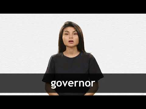 How to pronounce GOVERNOR in American English