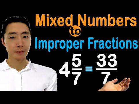 Mixed Numbers to Improper Fractions (Step by Step)