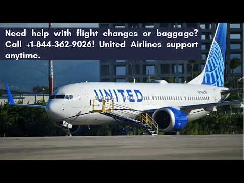 United Airlines Customer Service | Call +1-844-362-9026 for Booking & Support