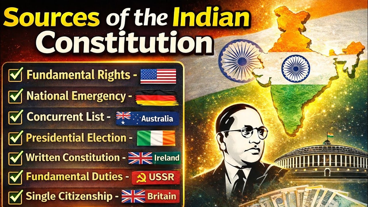 Sources of indian constitution 