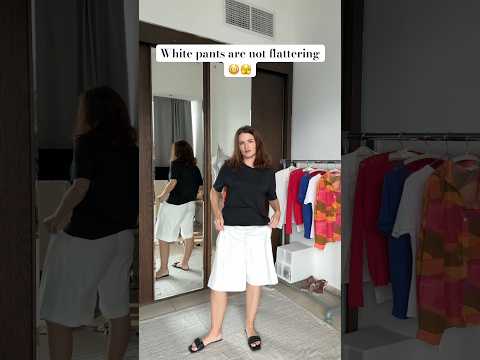 HOW TO STYLE WHITE LINEN PANTS #summerfashion #howtostyle #outfitideas #summeroutfit #styling