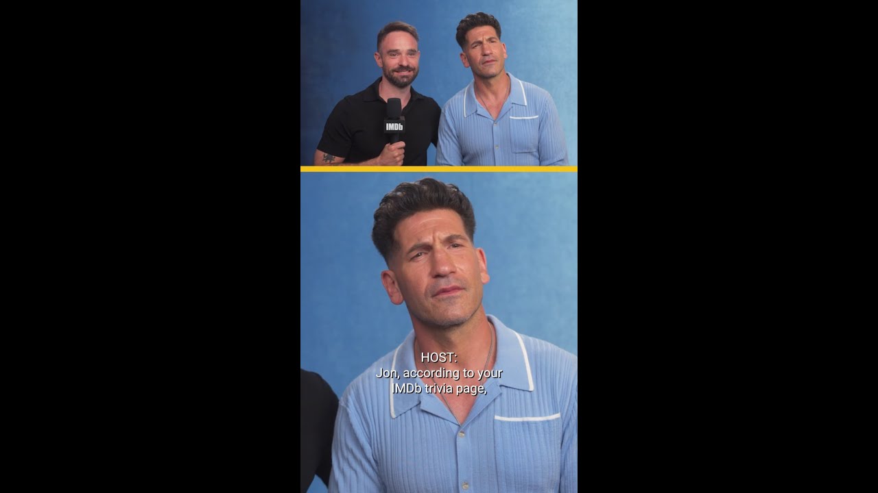 #JonBernthal explains his broken nose from #ThePunisher. #D23 #Shorts