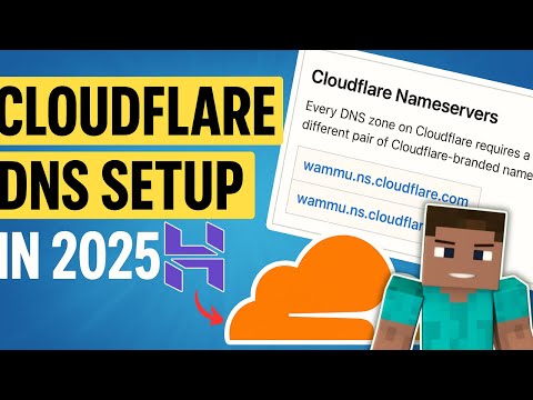How to Setup Cloudflare DNS FAST | For Minecraft Hosting & Pterodactyl (2025 Latest)