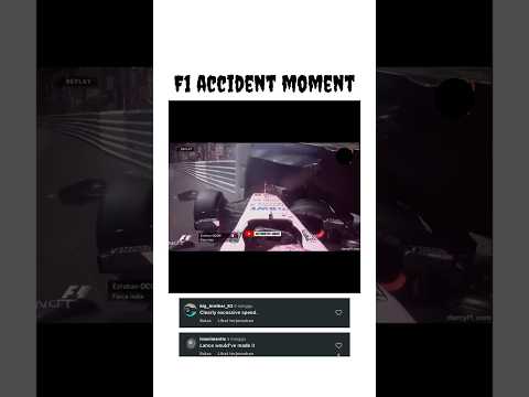 F1 Monaco Crash Accident 😱 #f1 #shorts #crash