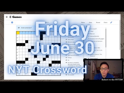 I'm getting too old for the slang! [0:09/5:20]  ||  Friday 6/30/23 New York Times Crossword