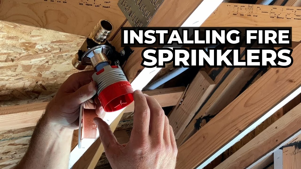Uponor Aquasafe Fire Sprinkler Installation in a Custom Home