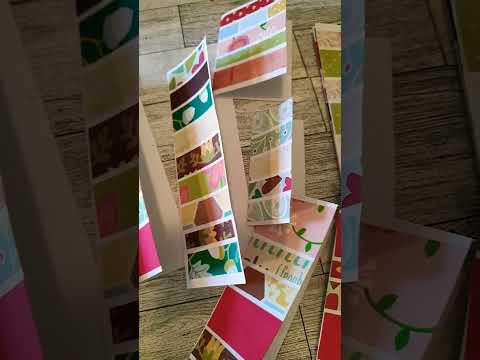 PAPER SCRAP IDEA! Making Card Bases #greetingcards