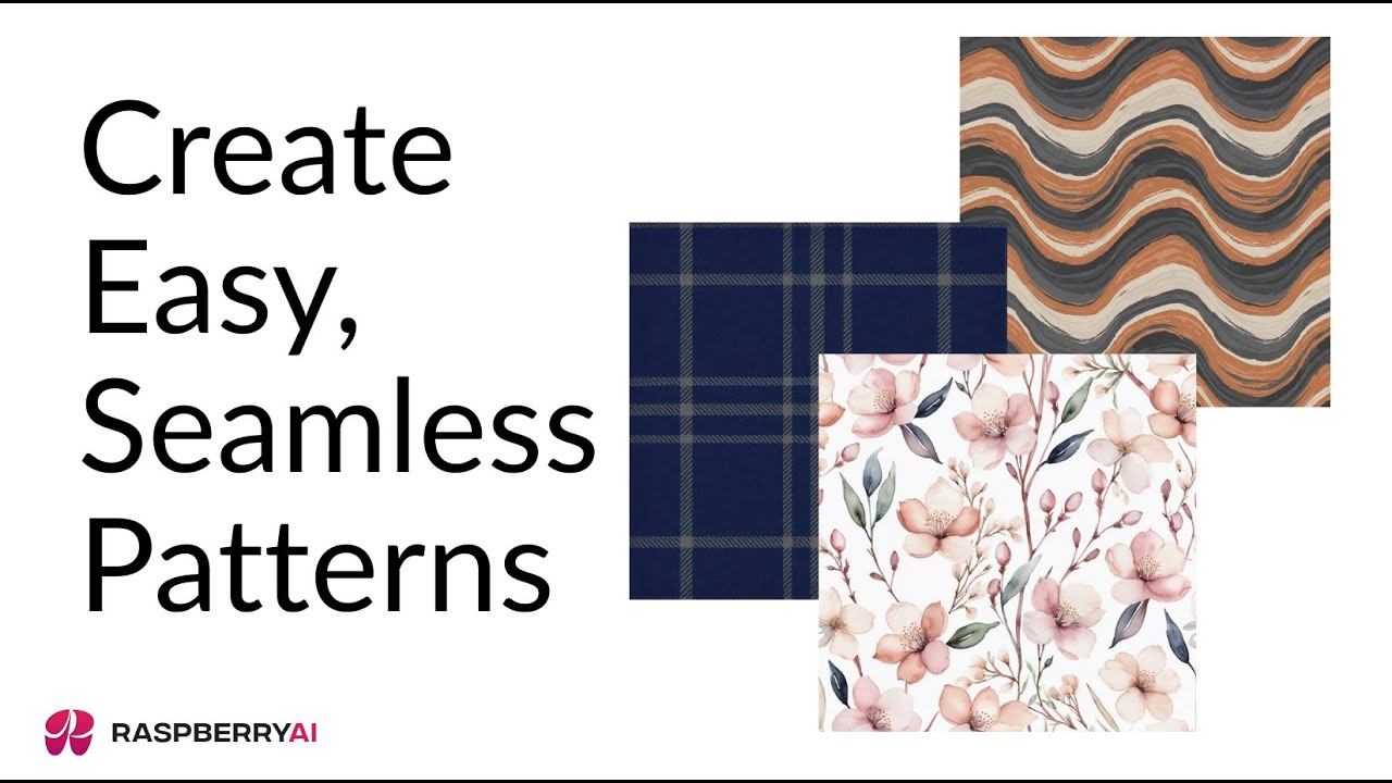 Design Seamless Prints & Patterns Faster with Raspberry AI