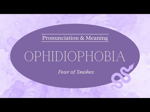How to Pronounce: Ophidiophobia | Pronunciation & Meaning (British English)