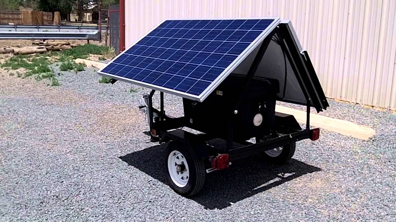 Portable Trailer Mounted Solar System