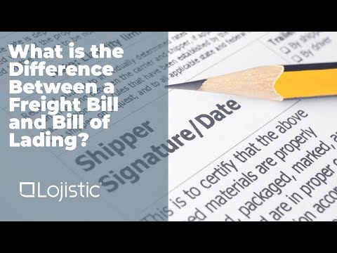 What is the Difference Between a Freight Bill and Bill of Lading?