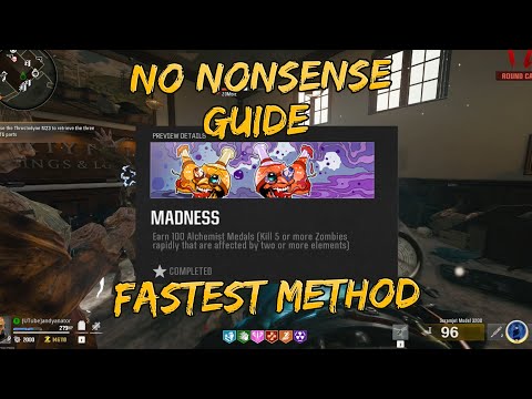 How To Unlock *MADNESS* Calling Card In One Game! (BO6 ZOMBIES)