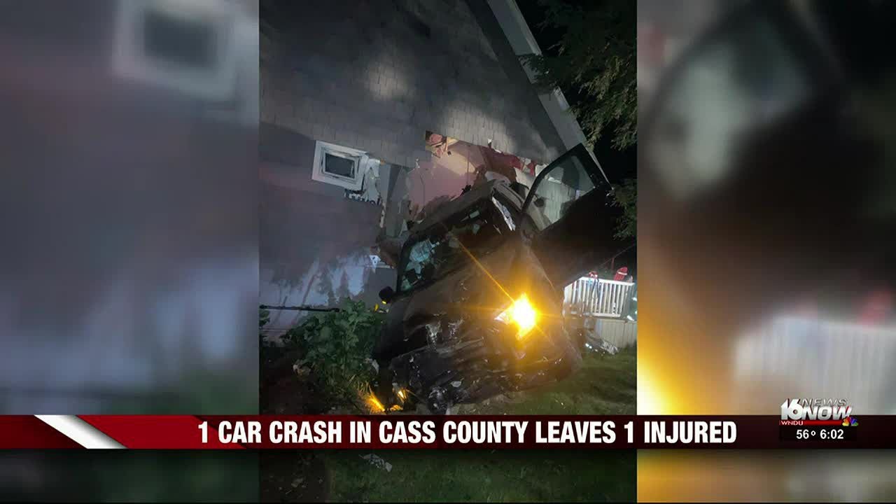 Vehicle crashes into Cass County house