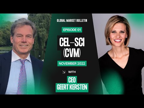 CEL-SCI CEO Geert Kersten Exclusive Interview - Global Market Bulletin TV