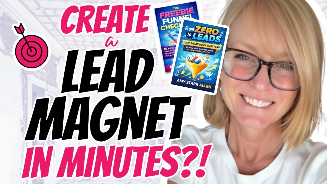 Create a Lead Magnet PDF in Minutes- Including Landing Page, Social Media Posts, & Emails | Stratira