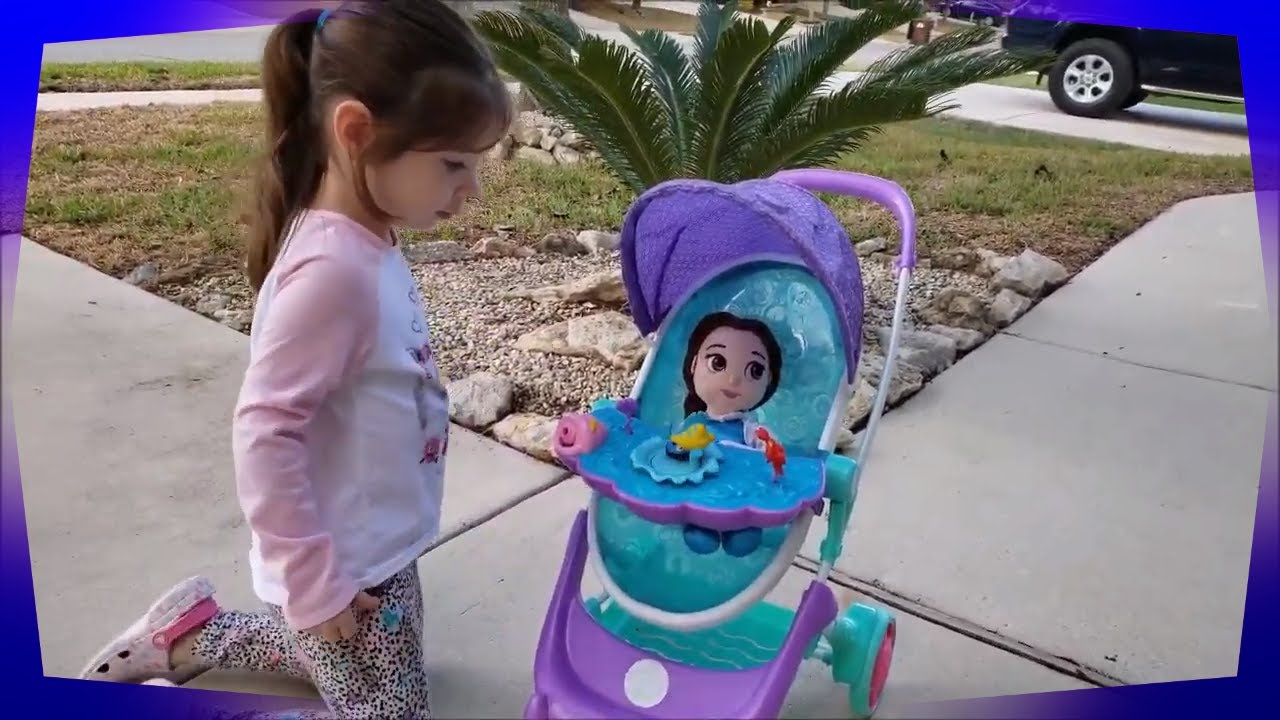 *New* My Disney Nursery Musical Bubble Baby Doll Stroller!