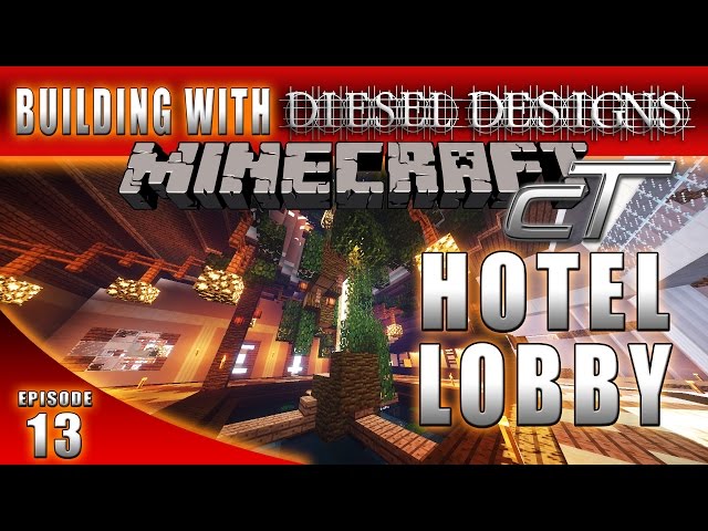 Minecraft: Hotel Lobby Build! :DieselDesigns: (60FPS) Minecraft Map