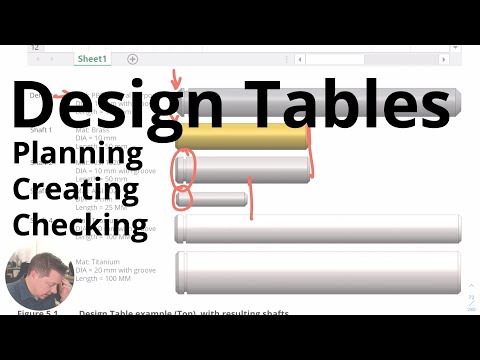 Creating and Debugging a Design Table in Solidworks