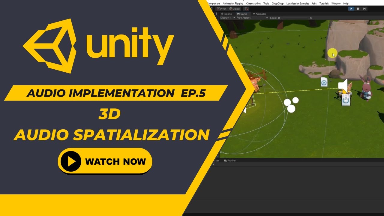 3D Audio Spatialization | Audio in Unity Episode5