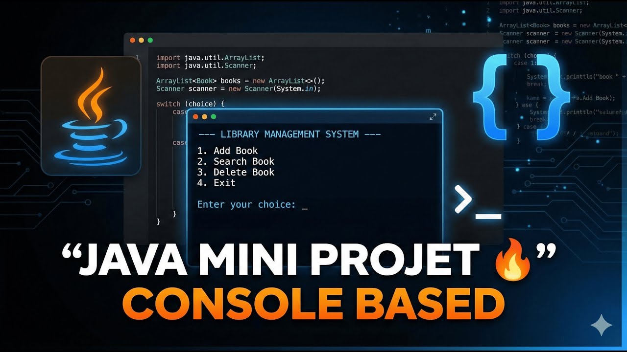 Java Mini Project | Library Management System (Console Based) | JMP Series