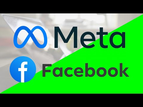 Meta, Facebook logo animation green screen, png