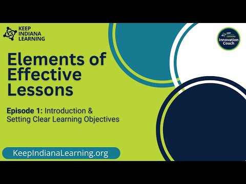 Introduction & Setting Clear Learning Objectives
