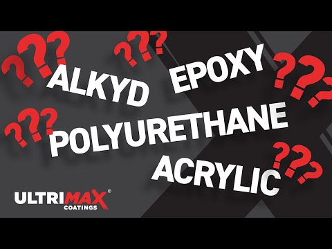 Alkyd, Acrylic, Epoxy and Polyurethane Coating - Understanding the Difference