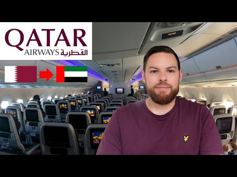 QATAR AIRWAYS A350 Economy Review βοΈ World's Best Airline? | DOH - DXB