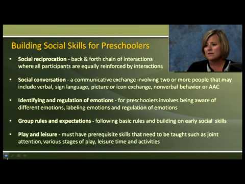 Pre-K is more than play! Social skills training for preschoolers with ASD