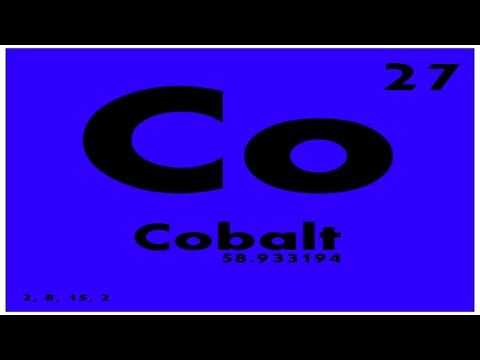 STUDY GUIDE: 27 Cobalt | Periodic Table of Elements
